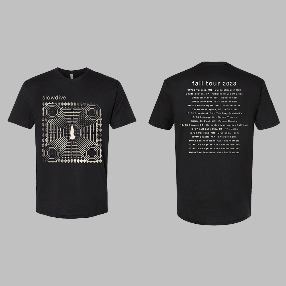 2023 Tour T-Shirt Black – Slowdive US